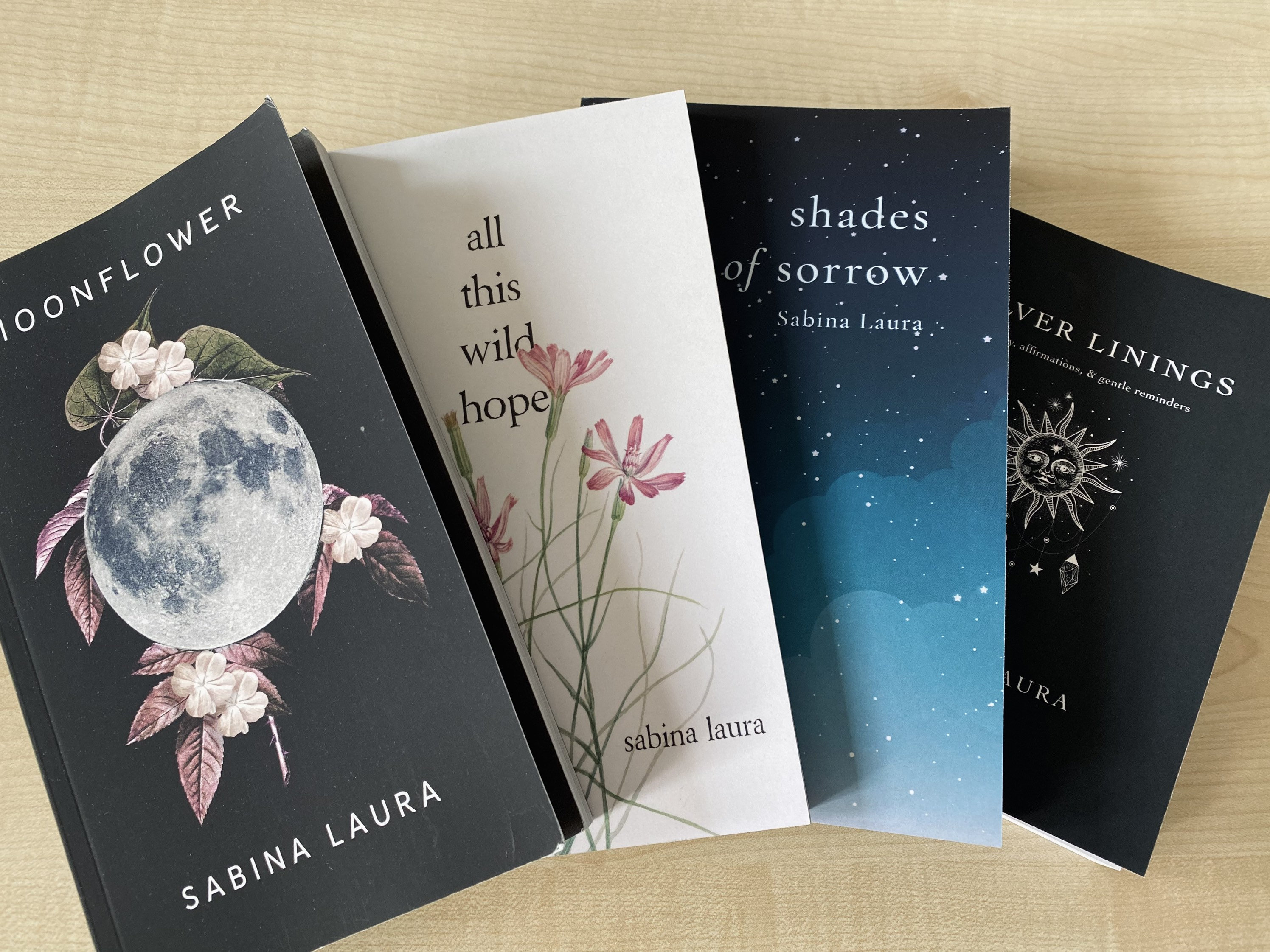 Signed Poetry Book Bundle (four Books, Save 20%) - Sabina Laura - Etsy
