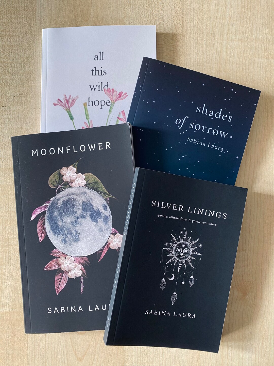 Signed Poetry Book Bundle (four Books, Save 20%) - Sabina Laura - Etsy