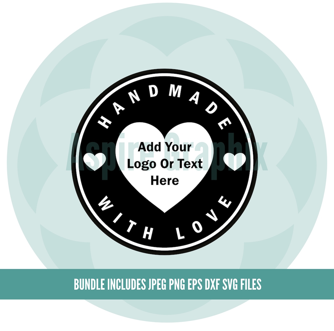 Handmade Svg, Handmade With Love Svg, Homemade Svg, Label Svg, Sticker ...