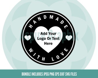 Handmade Svg, Handmade With Love Svg, Homemade Svg, Label Svg, Sticker ...