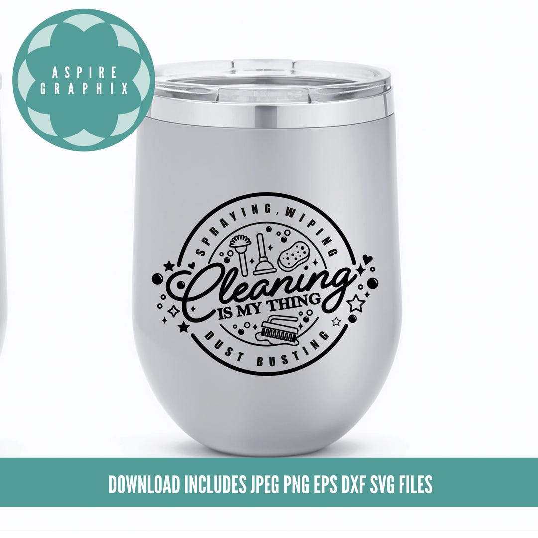 Cleaning Svg, Cleaning Service Logo Svg, Cleaning Cut Files, Files for ...