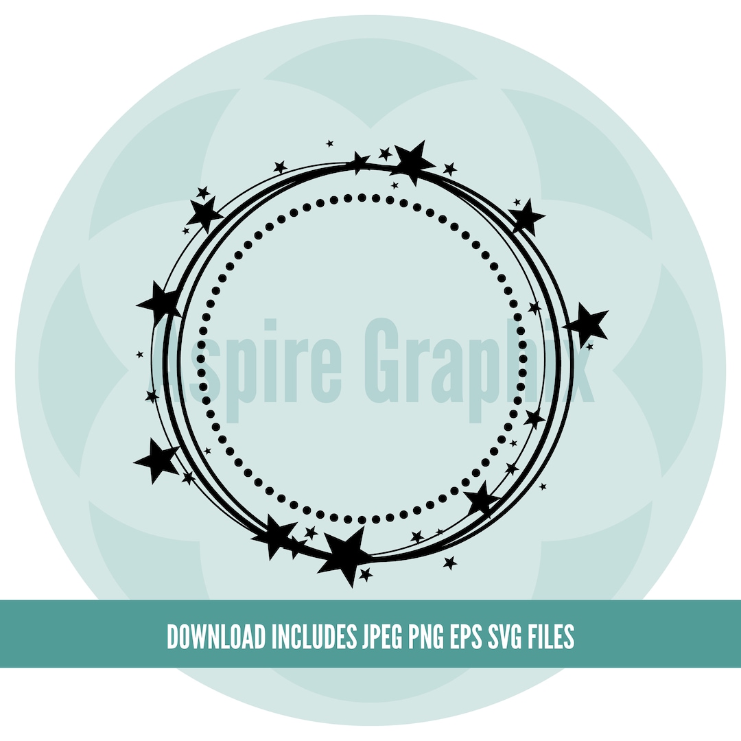 Star Frame Svg, Star Monogram Svg, Star Wire Frame Svg, Star Border Svg ...