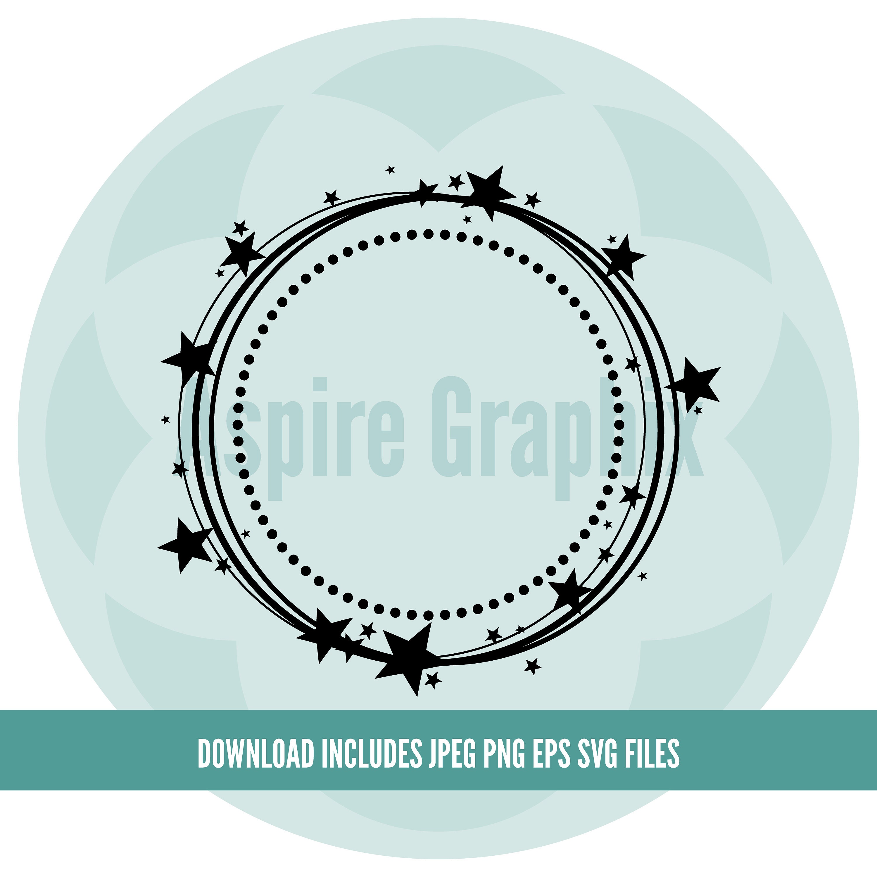 Star Frame Svg, Star Monogram Svg, Star Wire Frame Svg, Star Border Svg ...