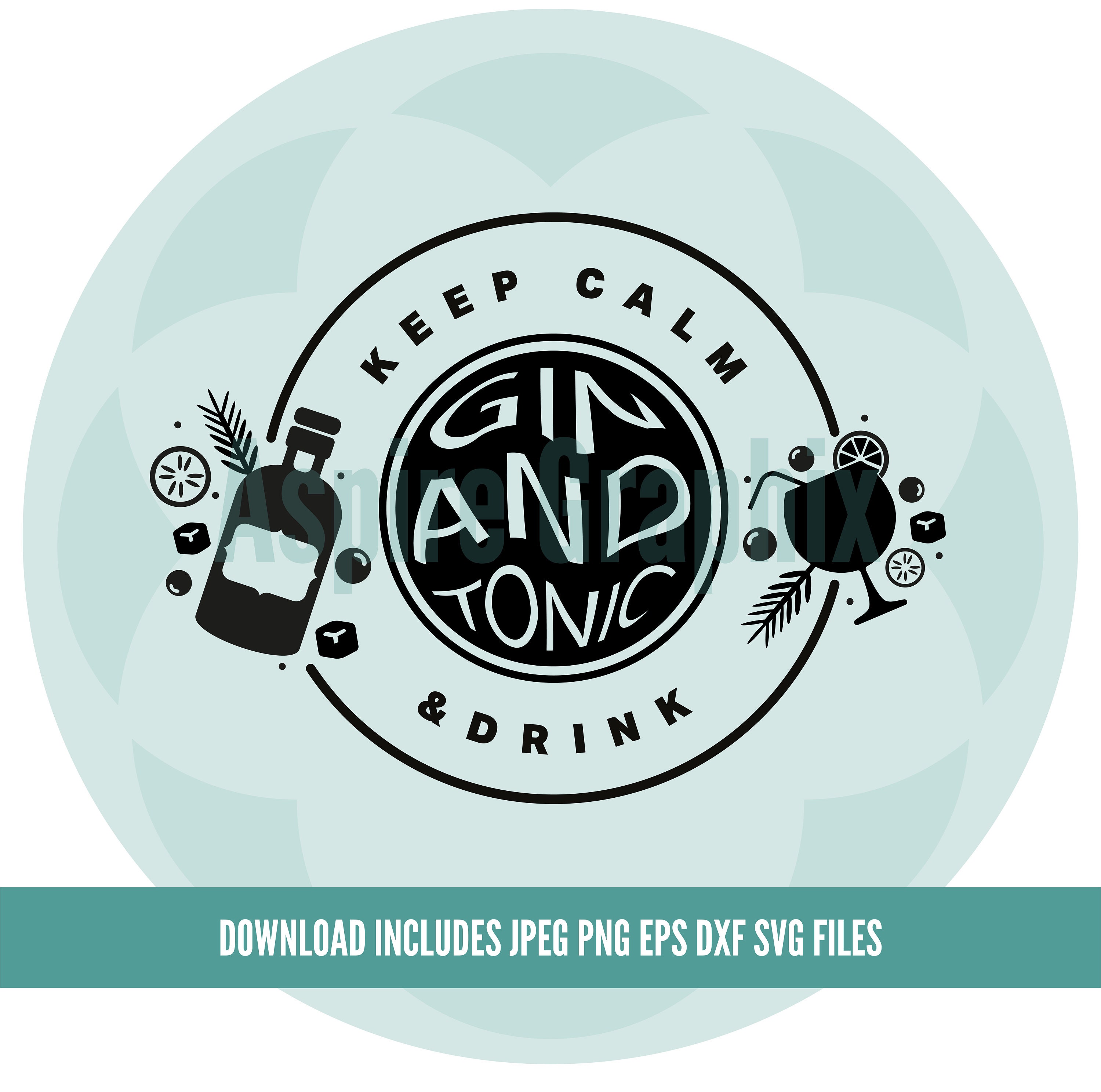 Gin Quote Svg, Gin Svg, Alcohol Svg, Gin and Tonic Svg, Gin Glass Svg ...