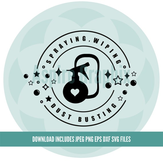 Cleaning Svg Cleaning Service Logo Svg Cleaning Cut Files | Etsy