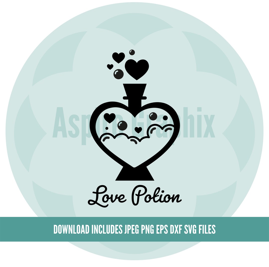 Love Potion Svg, Witchy Potion Svg, Mystical Potion Bottle Svg, Magic ...