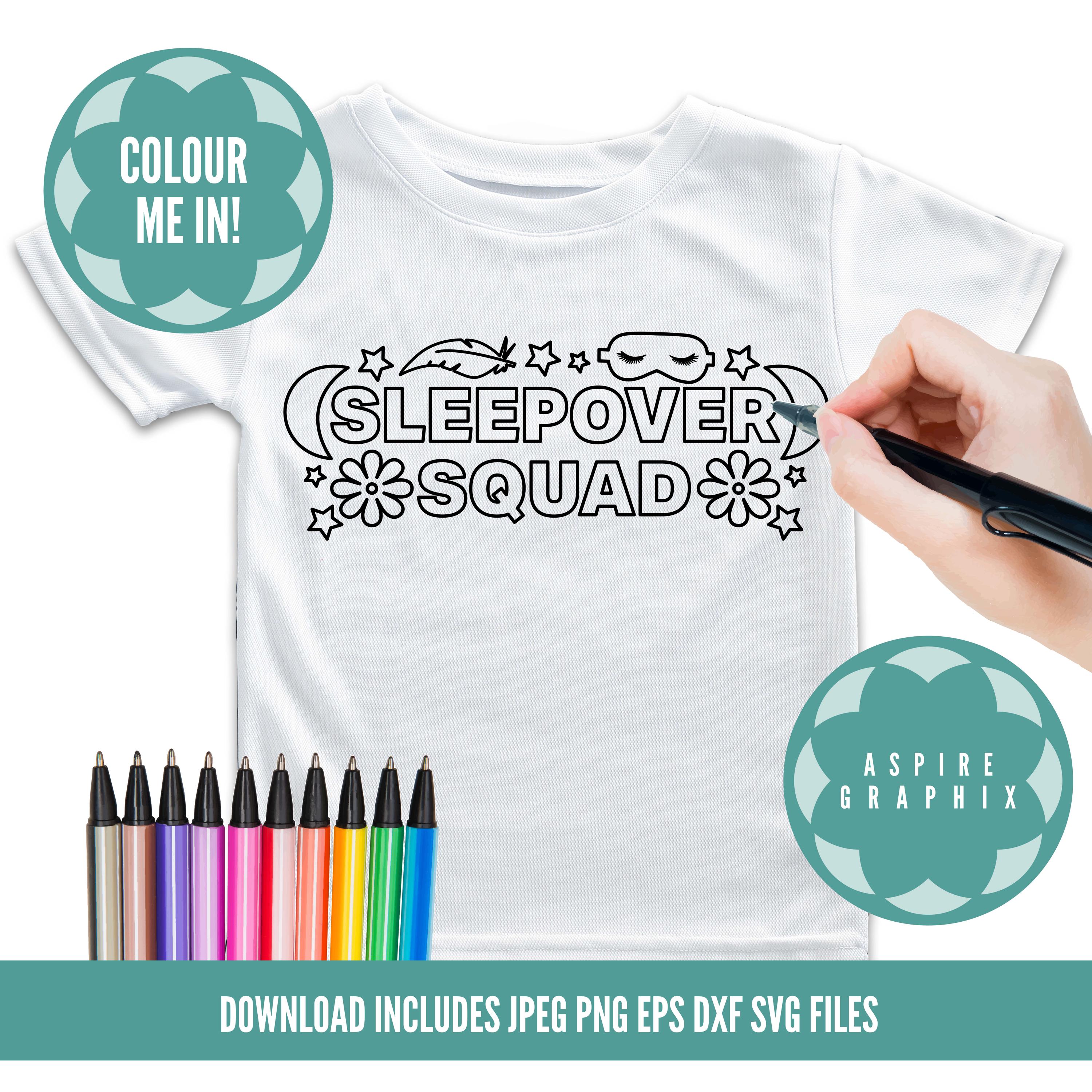 Slumber Party Svg, Spa Party SVG, Girls Birthday Party SVG, Sleep Over ...