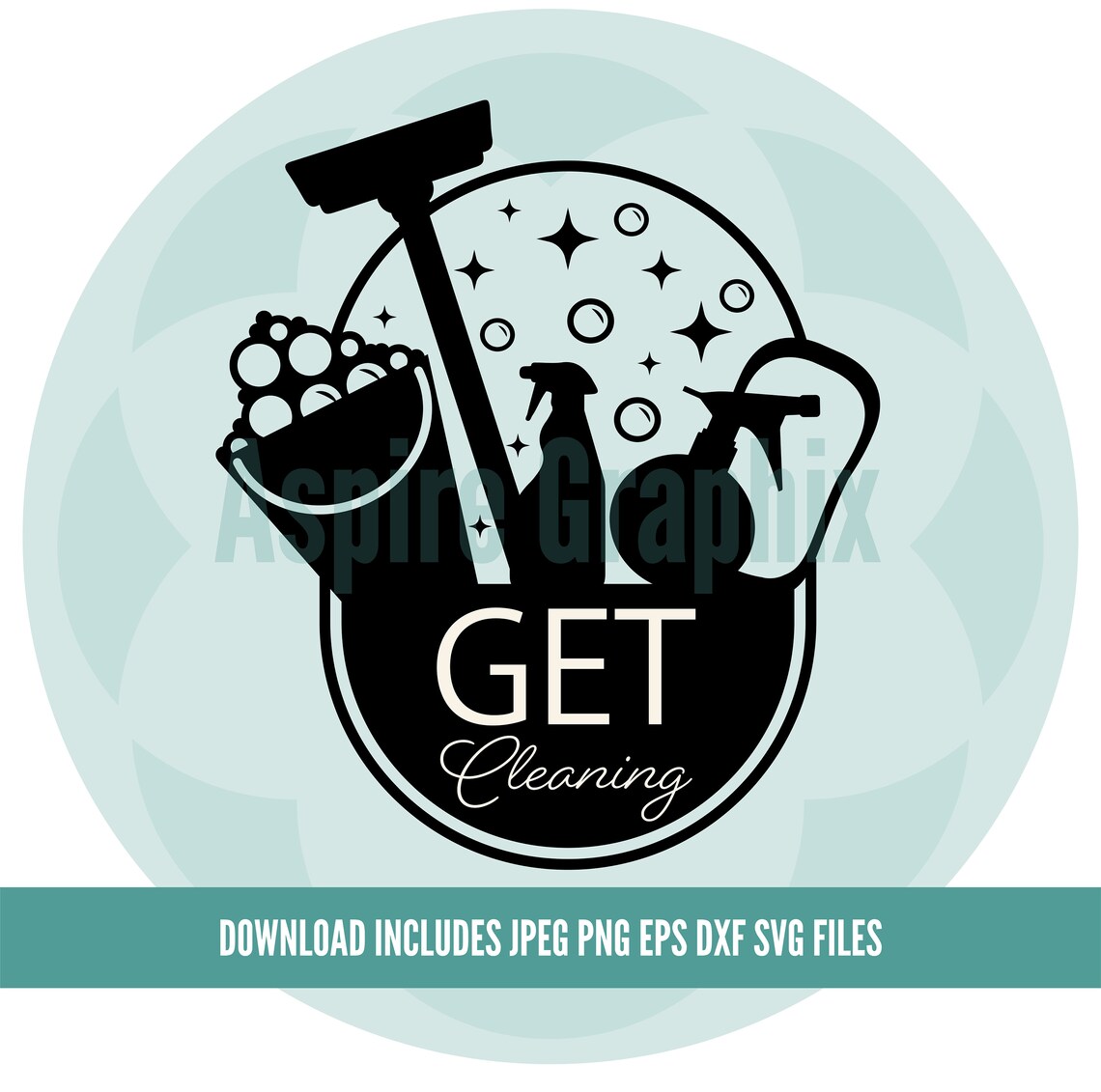 Cleaning Svg, Cleaning Service Logo Svg, Cleaning Cut Files, Files for ...