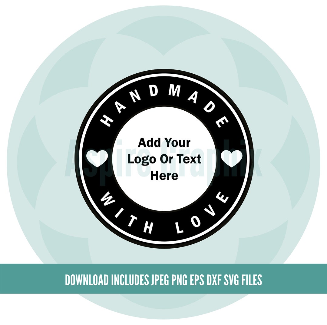 Handmade Svg, Handmade With Love Svg, Homemade Svg, Label Svg, Sticker ...
