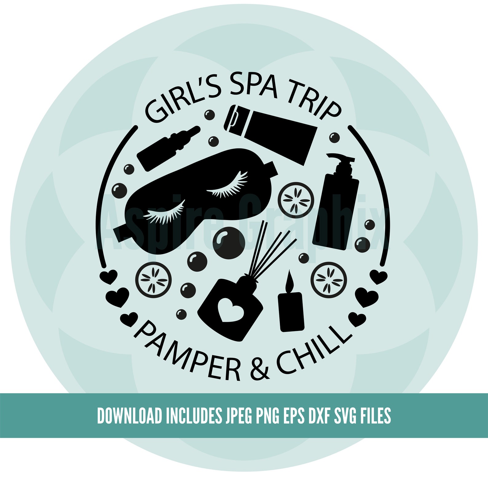 Spa Day Svg, Spa Squad Svg, Self Care Svg, Girls Spa Trip Svg, Birthday ...