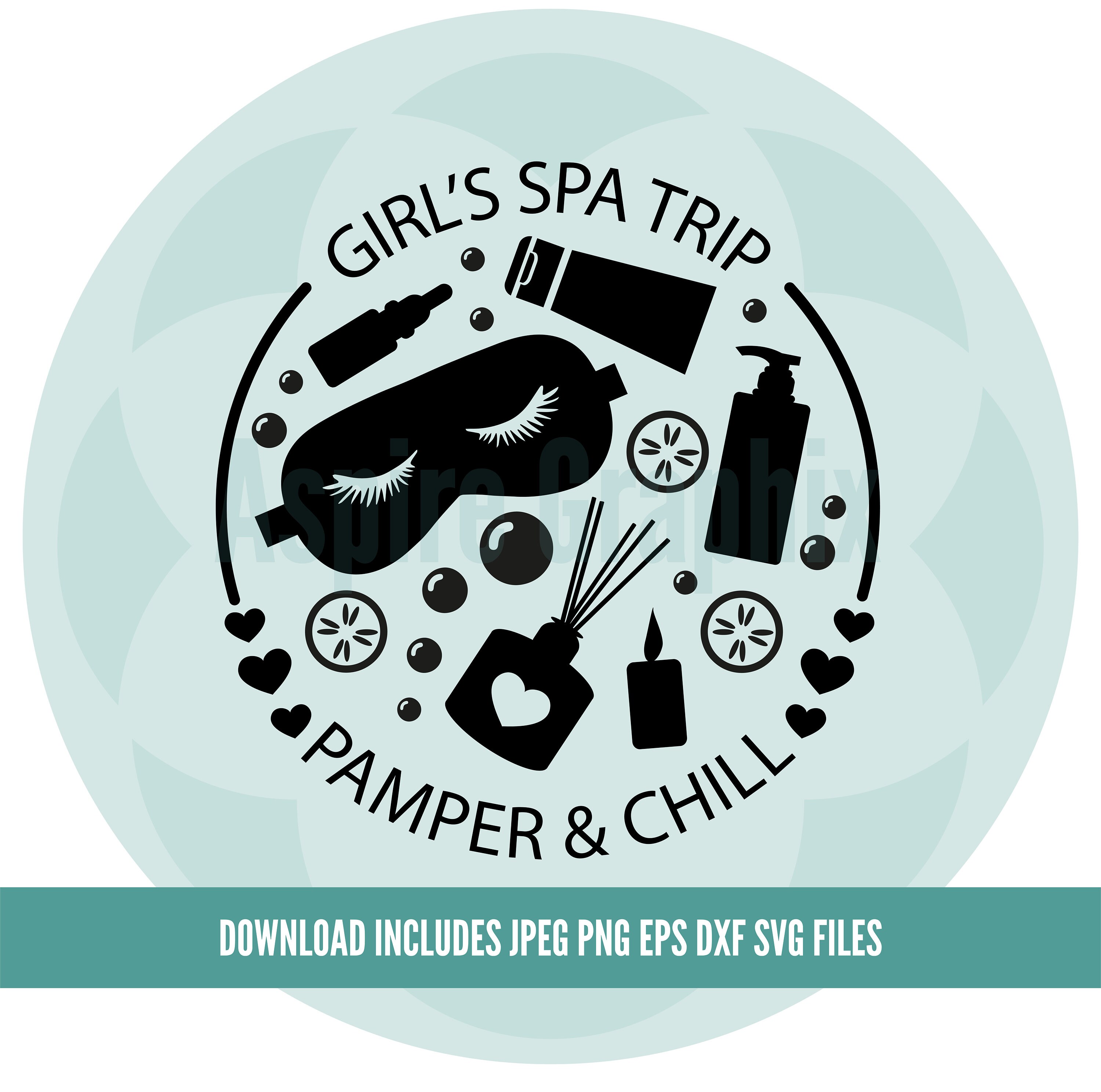 Spa Day Svg, Spa Squad Svg, Self Care Svg, Girls Spa Trip Svg, Birthday ...
