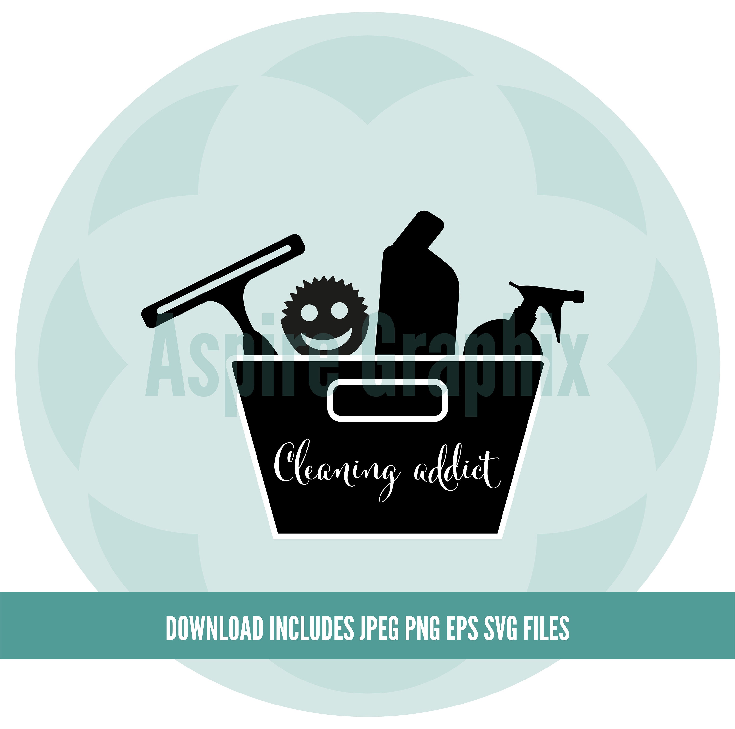 Cleaning Addict Svg Cleaning Svg Mrs Hinch Inspired Svg DXF - Etsy UK