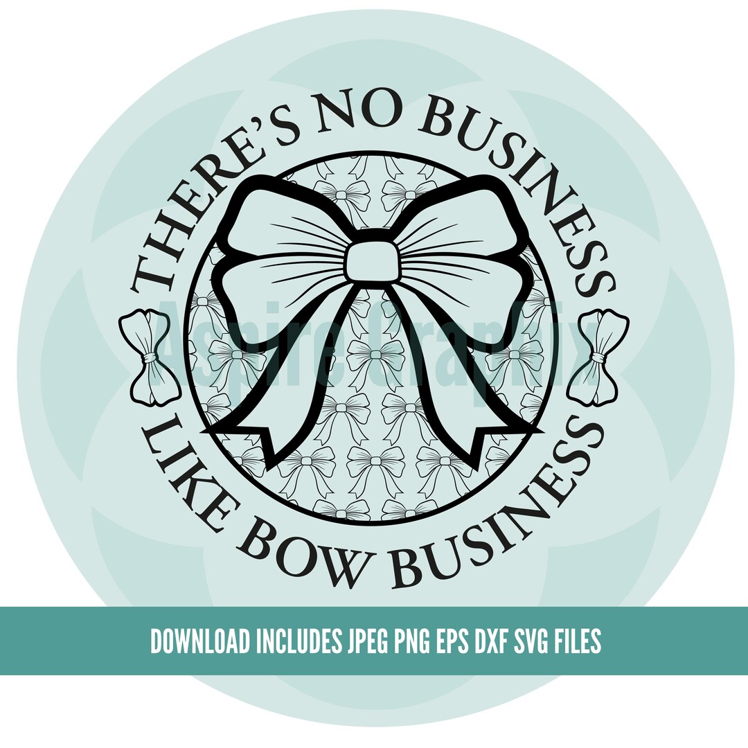 Bow Svg, Bow Business Svg, Bow Stickers PNG, Happy Bow Mail, Handmade ...