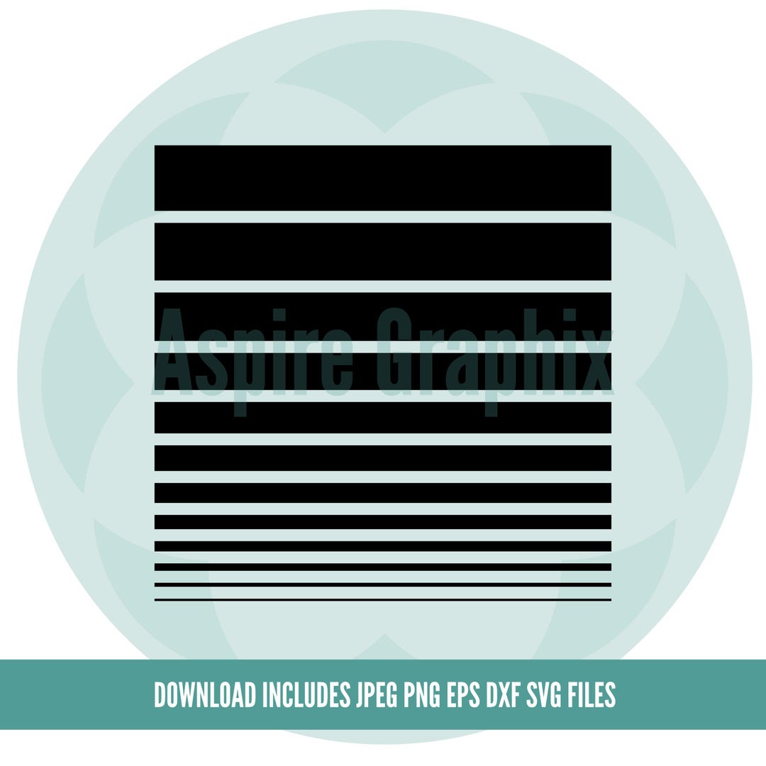 Ombre Lines, Line Svg, Lines in Different Strokes SVG, Straight Line ...