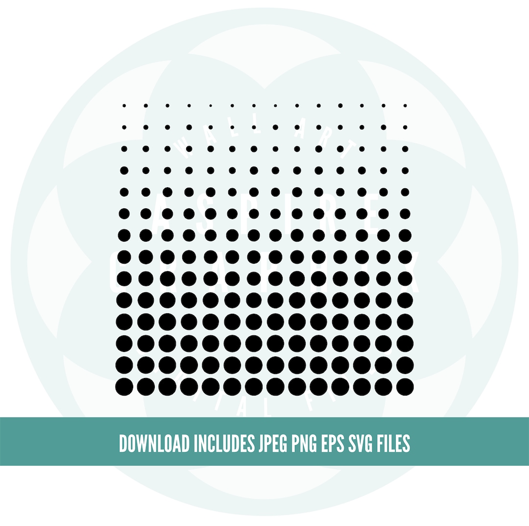 Dots SVG, Half Tone Dots Svg, Ombre Pattern SVG, Polka Dots Svg, Spots ...
