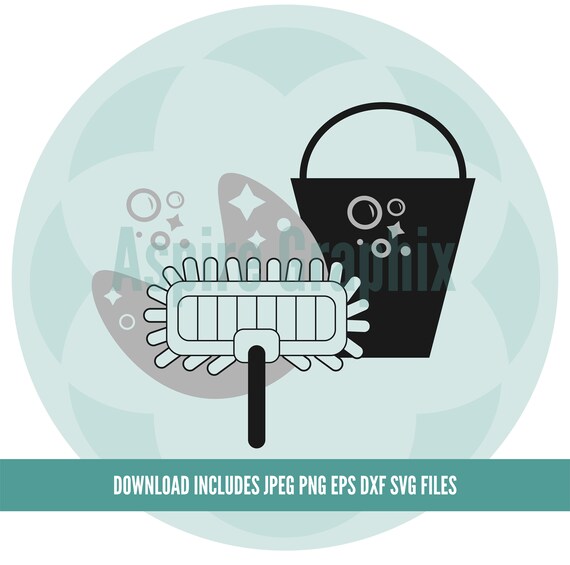 Cleaning Svg Cleaning Service Logo Svg Cleaning Cut Files | Etsy