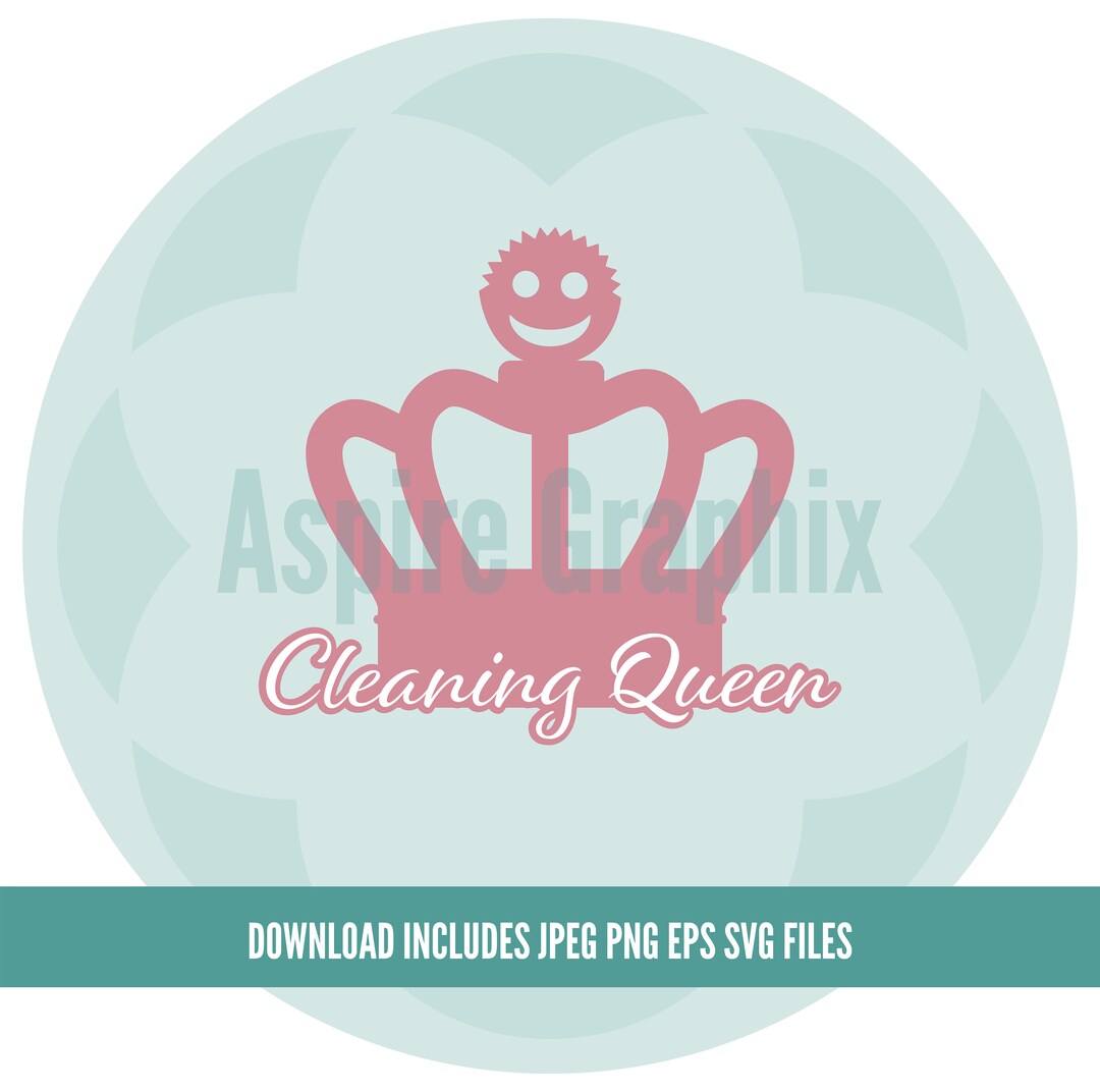 Cleaning Queen SVG, Mrs Hinch Inspired, Cricut, SVG Files, Clip Art ...
