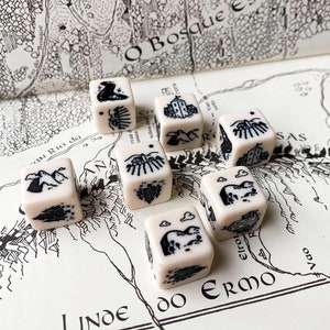 Random Map Generator 6 Dice Set for Dungeons and Dragons and Other Rpg ...