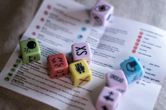 EXPANSION SET Randice Dnd Random Character Generator Dice Set | Etsy