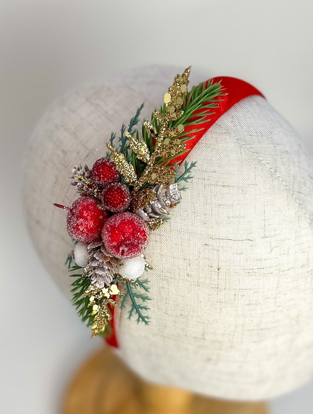 Christmas Headband, Festive Headband, Christmas Hair Accessories ...