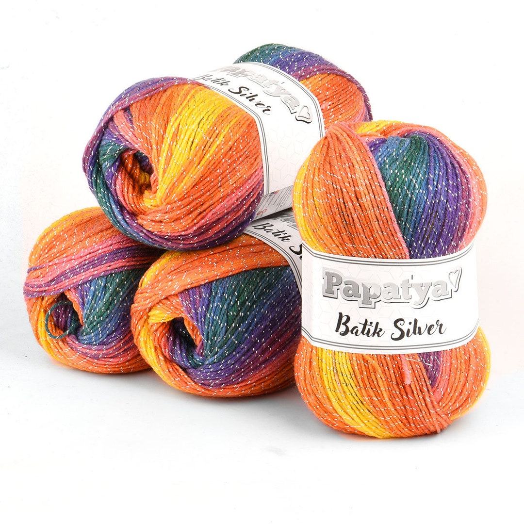 Papatya Crochet Yarn for Scarfs and Blouses. Pack of 5 Skeins - Etsy