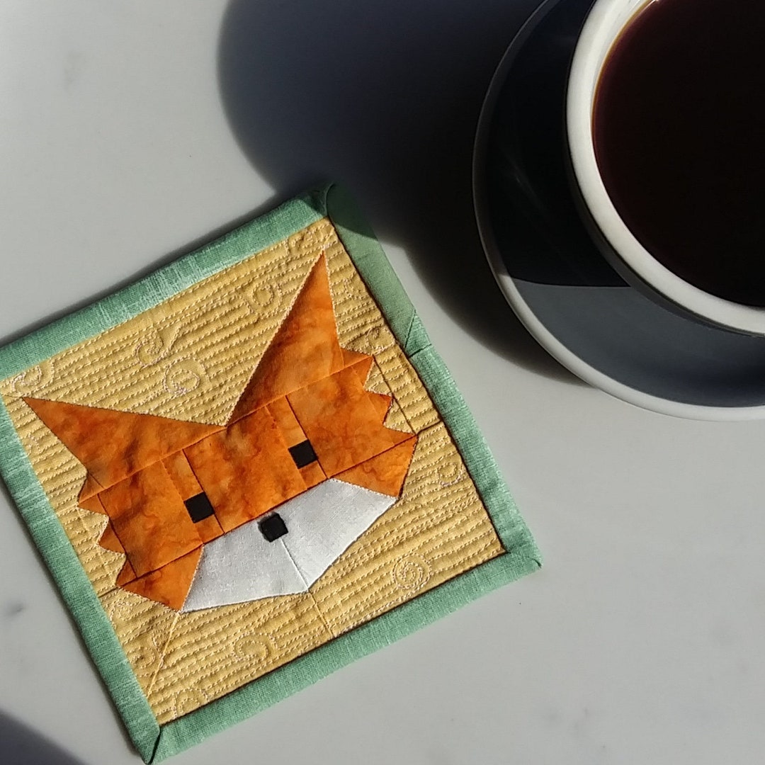 Foxy Face - Fox Mini Quilt Pattern (PDF Download) - Etsy