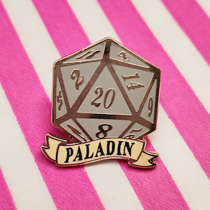 Dnd Inspired D20 Enamel Pins - Etsy
