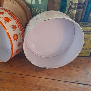 Vintage Stacking Cake Storage Tins - Etsy