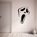 Ghostface Scream Movie Vinyl Wall / Window Sticker Decals hw42 - Etsy