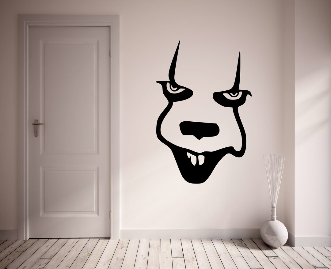 Pennywise Face IT Movie Vinyl Wall / Window Sticker Decals hw37 - Etsy