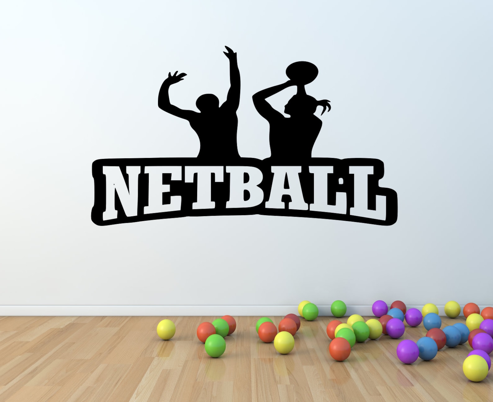 Netball Vinyl Wall Art Sticker sp41 - Etsy.de