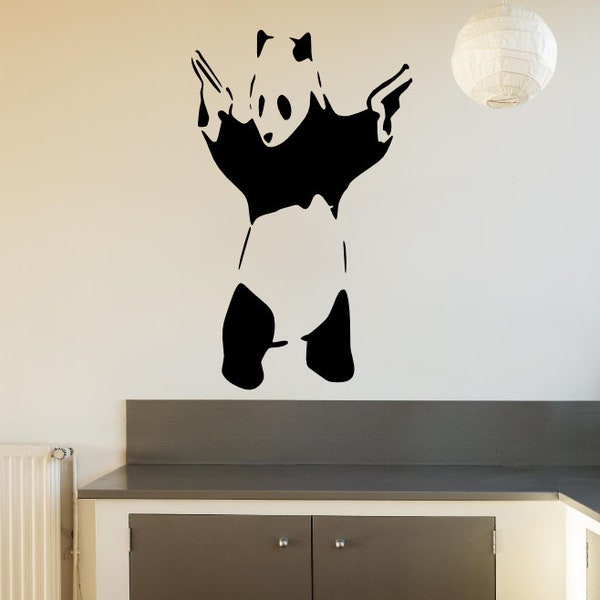Banksy Wall Decal - Etsy UK