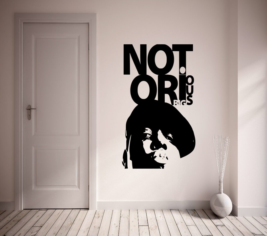 Notorious BIG Vinyl Wall Art Sticker fms33 - Etsy