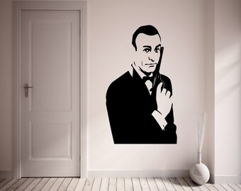 James Bond 007 Vinyl Wall Art Sticker fms45 | Etsy UK