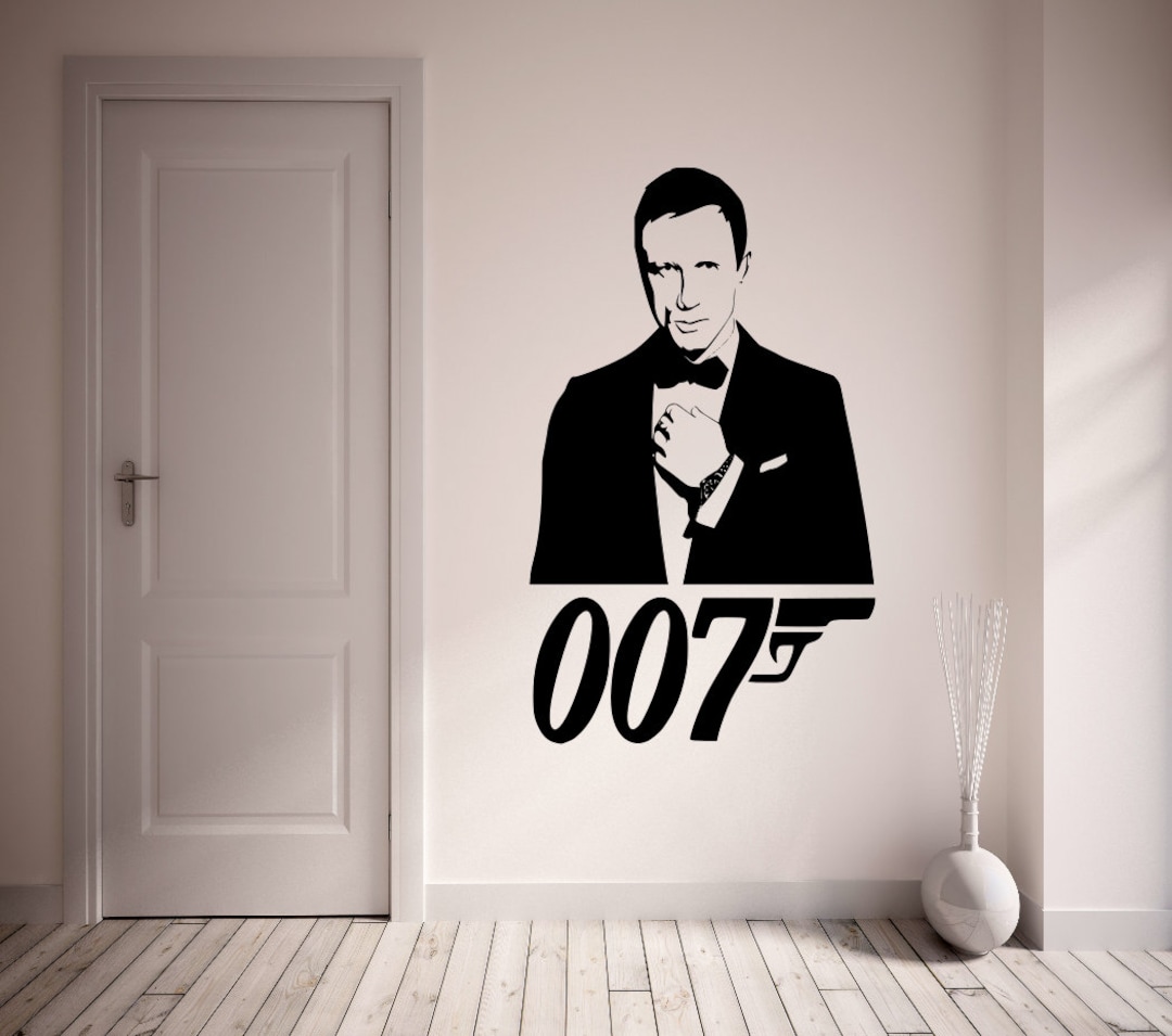 James Bond 007 - Vinyl Wall Art Sticker (fms45) - Etsy UK