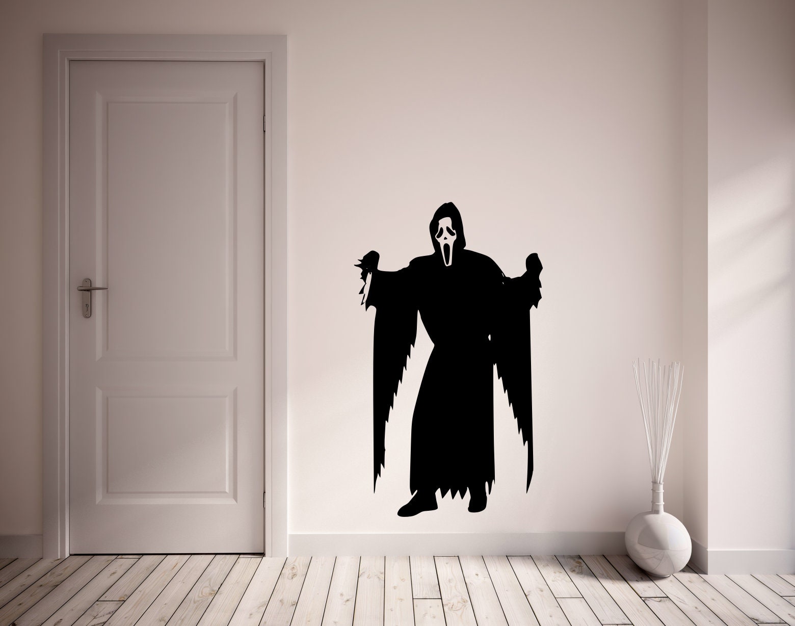Scream Horror Movie Silhouette Vinyl Wall / Window Sticker - Etsy UK