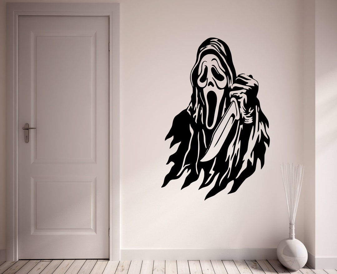 Ghostface Scream Movie Vinyl Wall / Window Sticker Decals hw42 - Etsy
