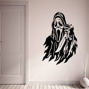 Ghostface Scream Movie Vinyl Wall / Window Sticker Decals hw42 - Etsy