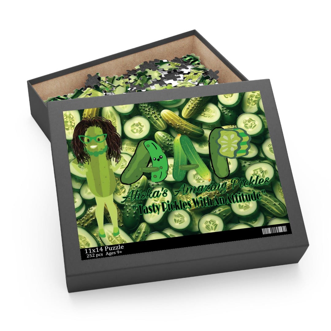 Puzzle Game Pickle Lovers for Aliska's Amazing Pickles Fun Gift Jigsaw ...