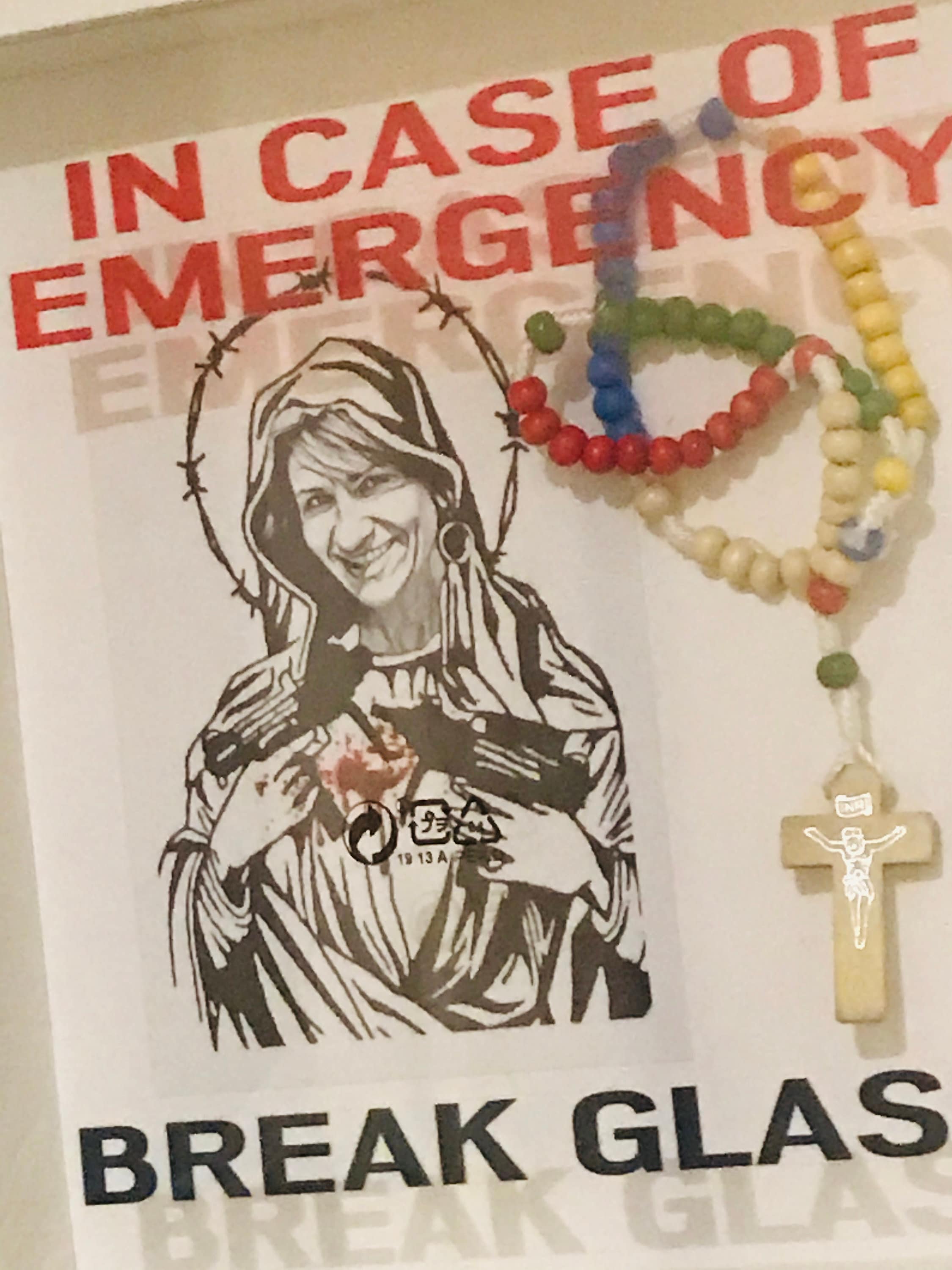 In Case of Emergency Pop Art Wall Frame rosary'' - Etsy