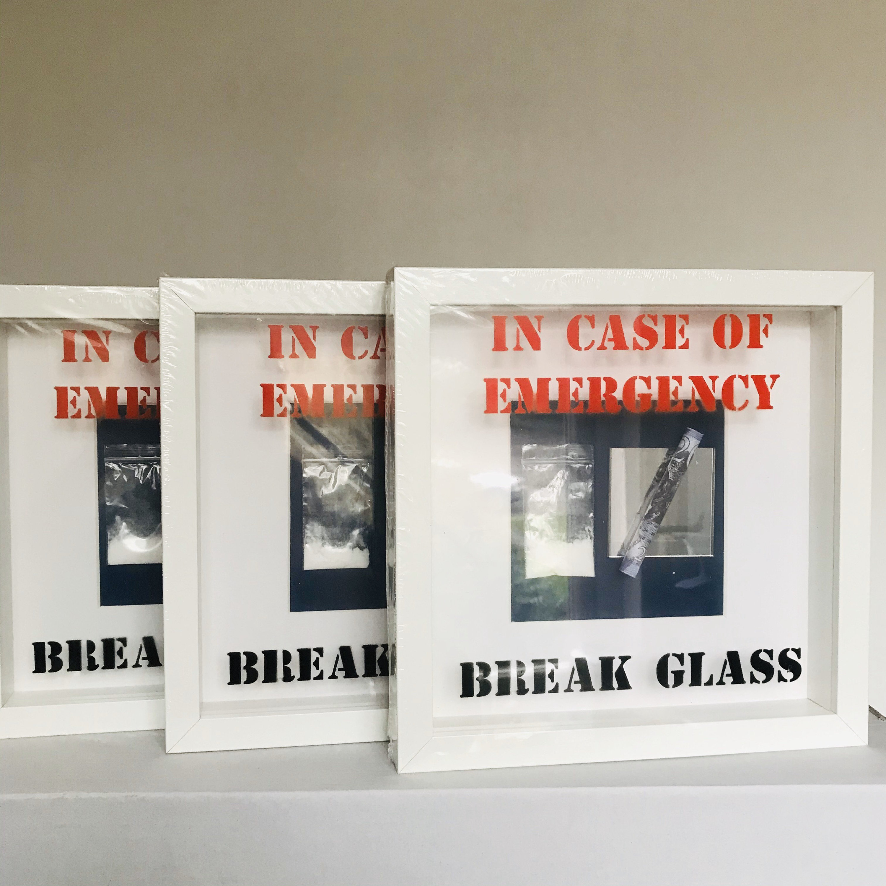 In Case of Emergency Pop Art Wall Frame 8x8 - Etsy