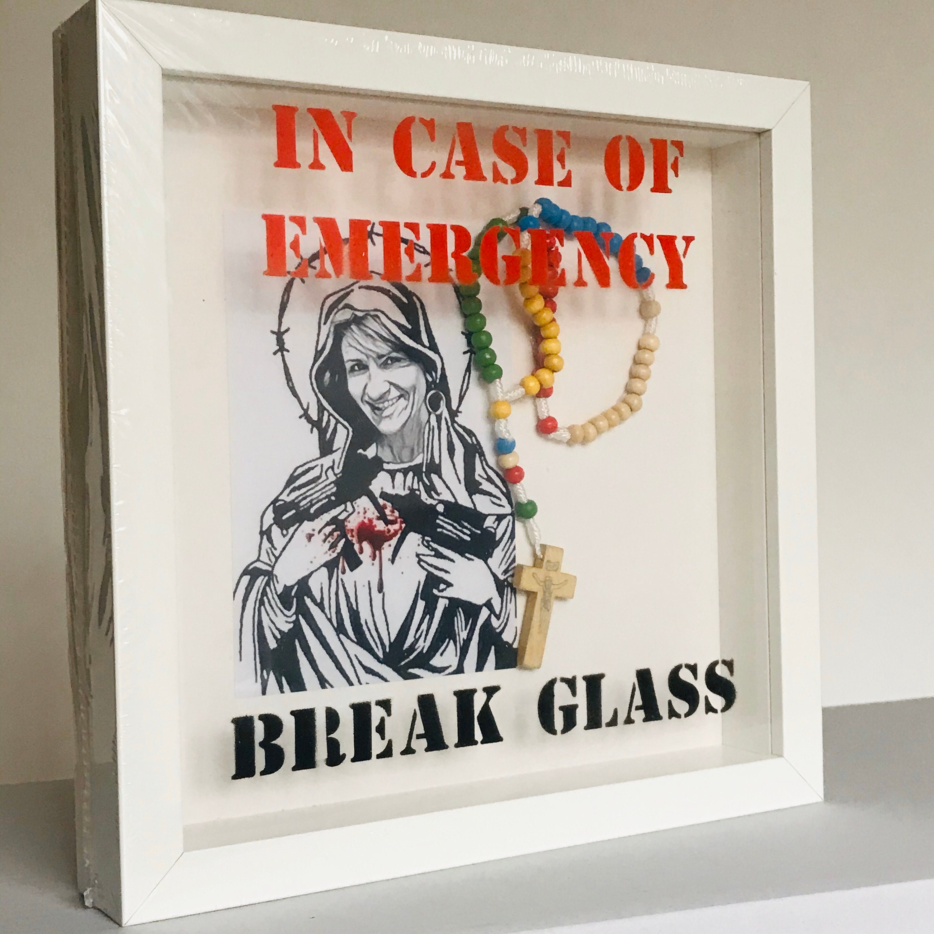 In Case of Emergency Pop Art Wall Frame rosary'' - Etsy