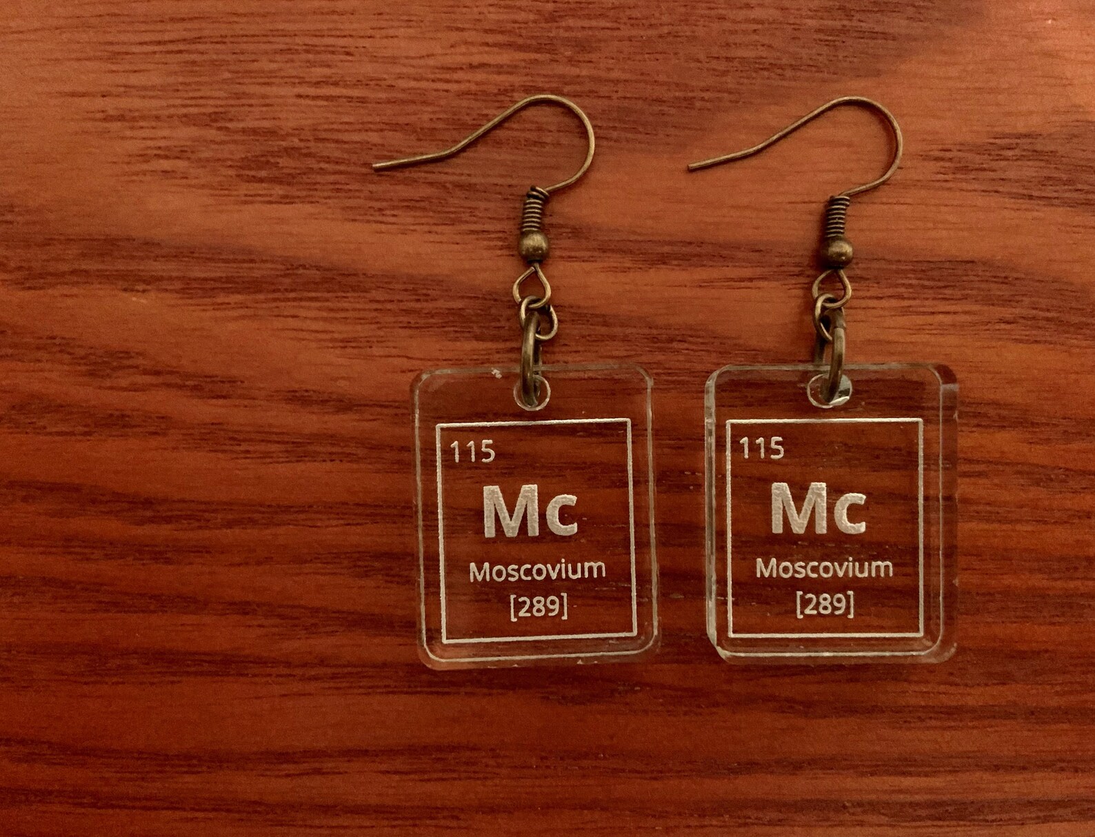 Chemistry Earrings Periodic Table of Elements Jewelry | Etsy