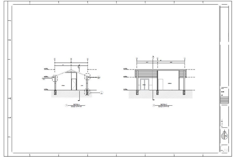 Architectural Plan Set for a Custom Designed Galvanized Steel Cabin Kit ...