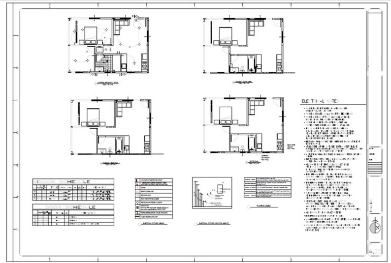 Architectural Plan Set for a Custom Designed Galvanized Steel Cabin Kit ...