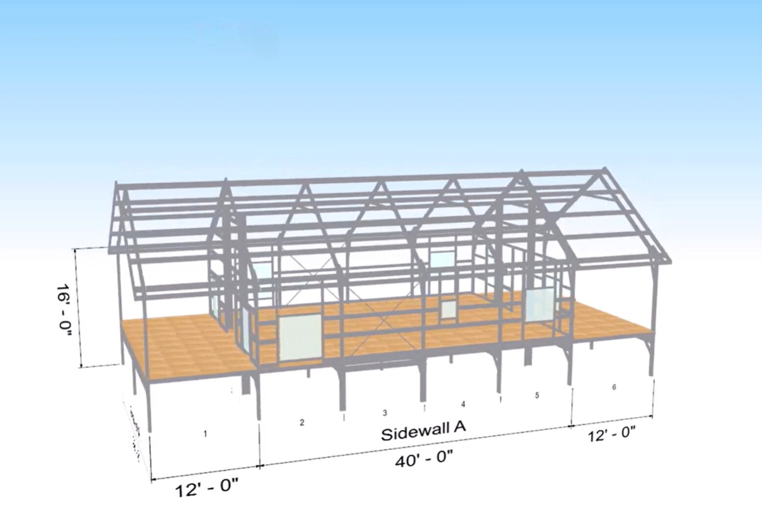 Architectural Plan Set for a Custom Designed 30 X 40 Galvanized Steel ...