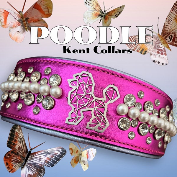 Poodle Dog Collar - Etsy