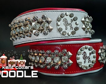 Wide Standard Poodle Collars - Etsy