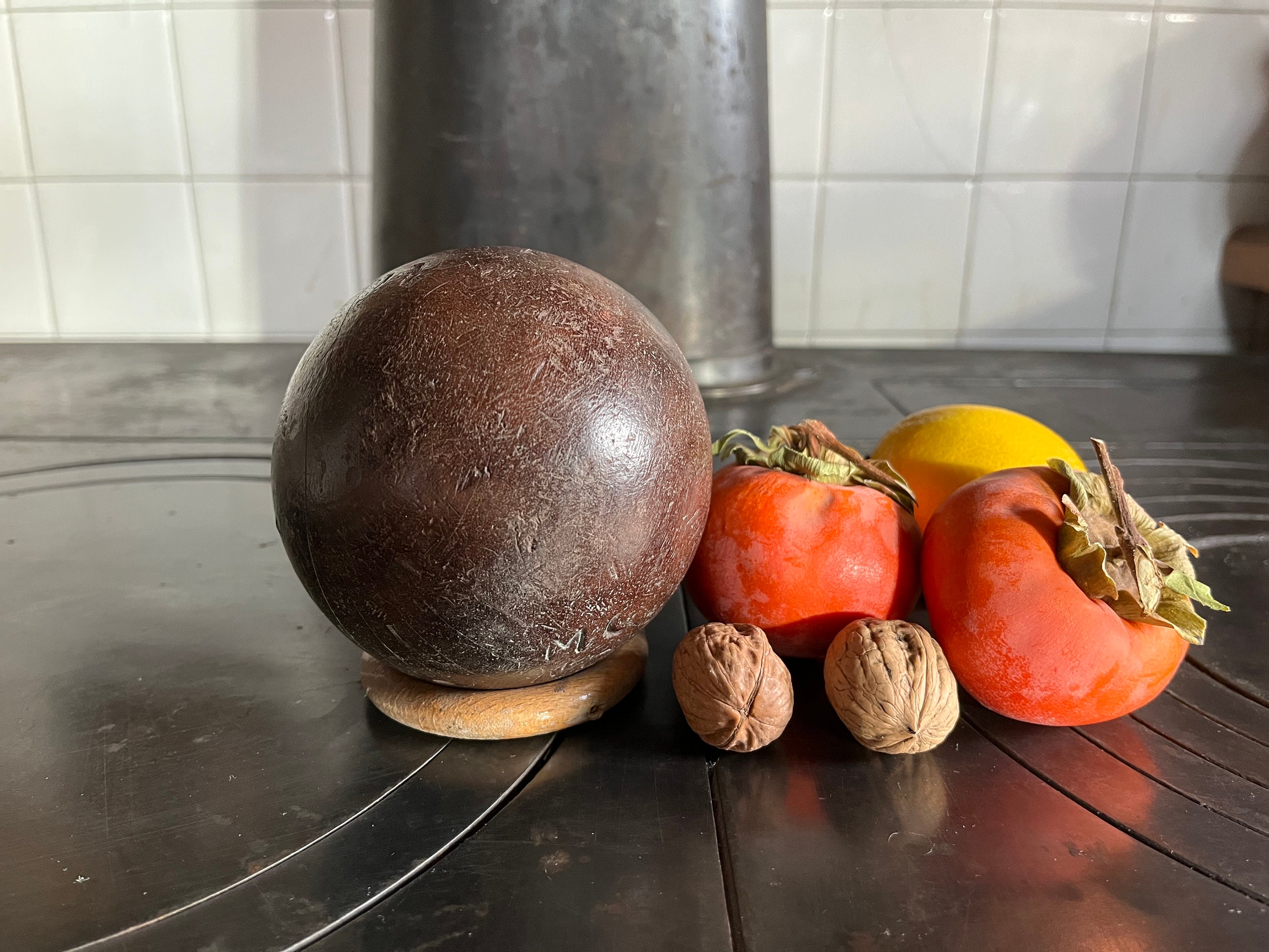 Rare Boco Wood Ball / Boule bois De Fer From French Guyana/ 1800's ...