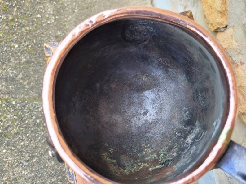 Antique Copper Glue Pot / 18th Century Leather Working / Pot à - Etsy